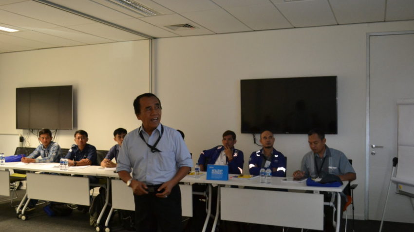 Training K3 Kimia Sertifikasi Kemenakertrans Batch I di PT Ecolab