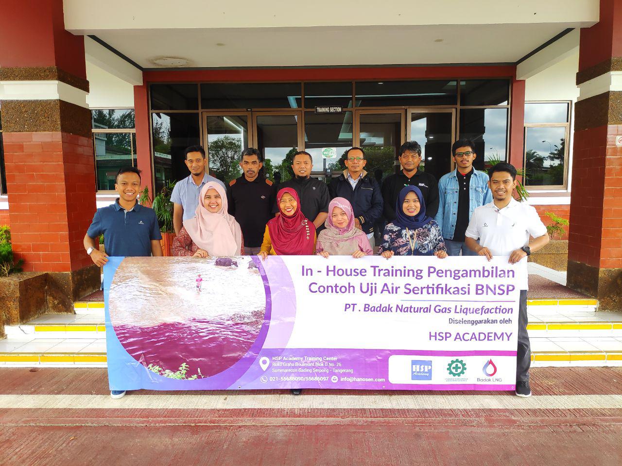 TRAINING PENGAMBIL CONTOH UJI AIR SERTIFIKASI BNSP PT BADAK LNG BATCH 1 ...